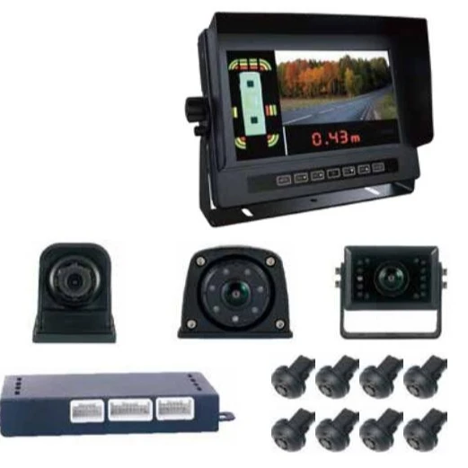 Proximity sensor with video overlay for trucks truck parking sensor ...