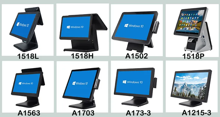 Factory Price All In One Pos 15.6 Inch 1920*1080 True Flat Touch Screen ...