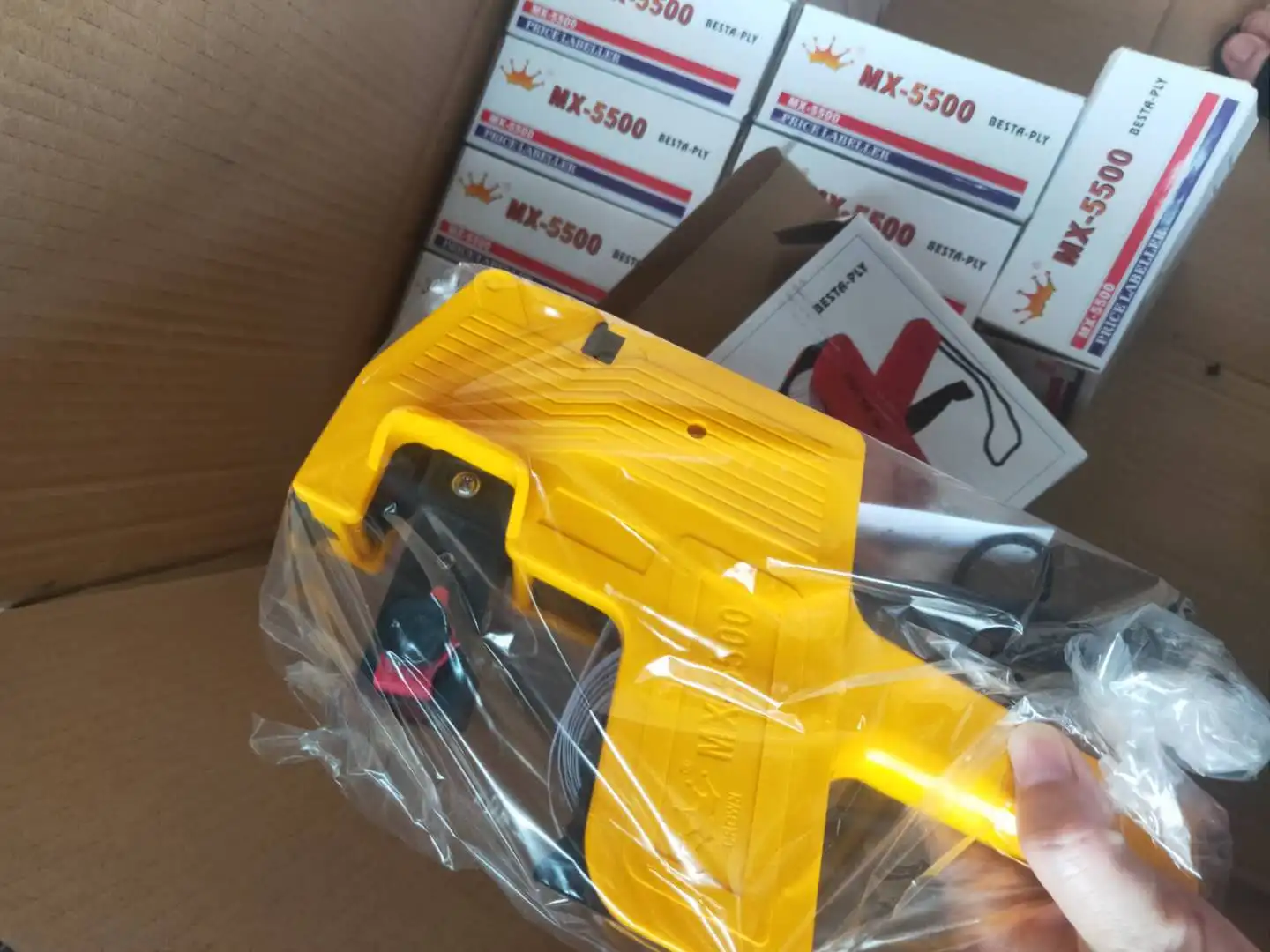 Handheld Price Label Gun Mx-5500 Price Tag Labelling Gun - Buy Mx-5500 ...