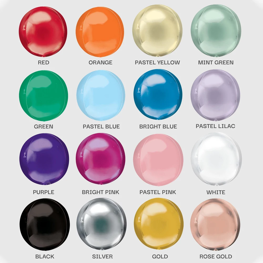 4d Balloon Perfect Round Shape 4d Globos Mylar Balloon Birthday Wedding ...