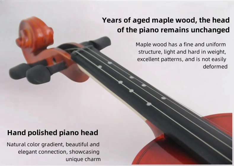 Plywood Straight Grain Conservatory Spruce Top Flamed Maple Violin ...