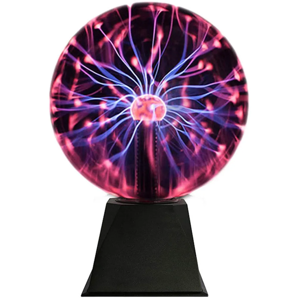 Kids Gift 8 Inch Large Plasma Magic Ball Night Lamp Red