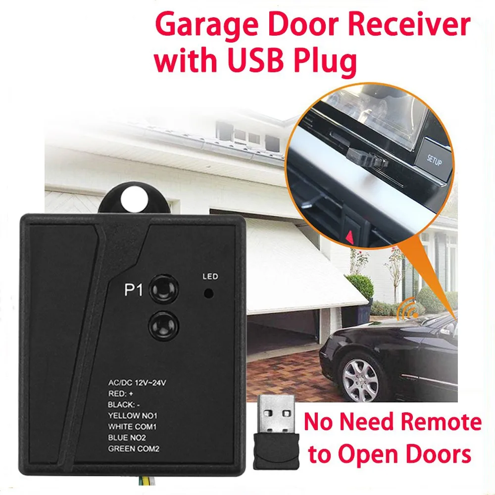 Modern Smart Car Bluetooth Receiver Access Control System 2 USB ...