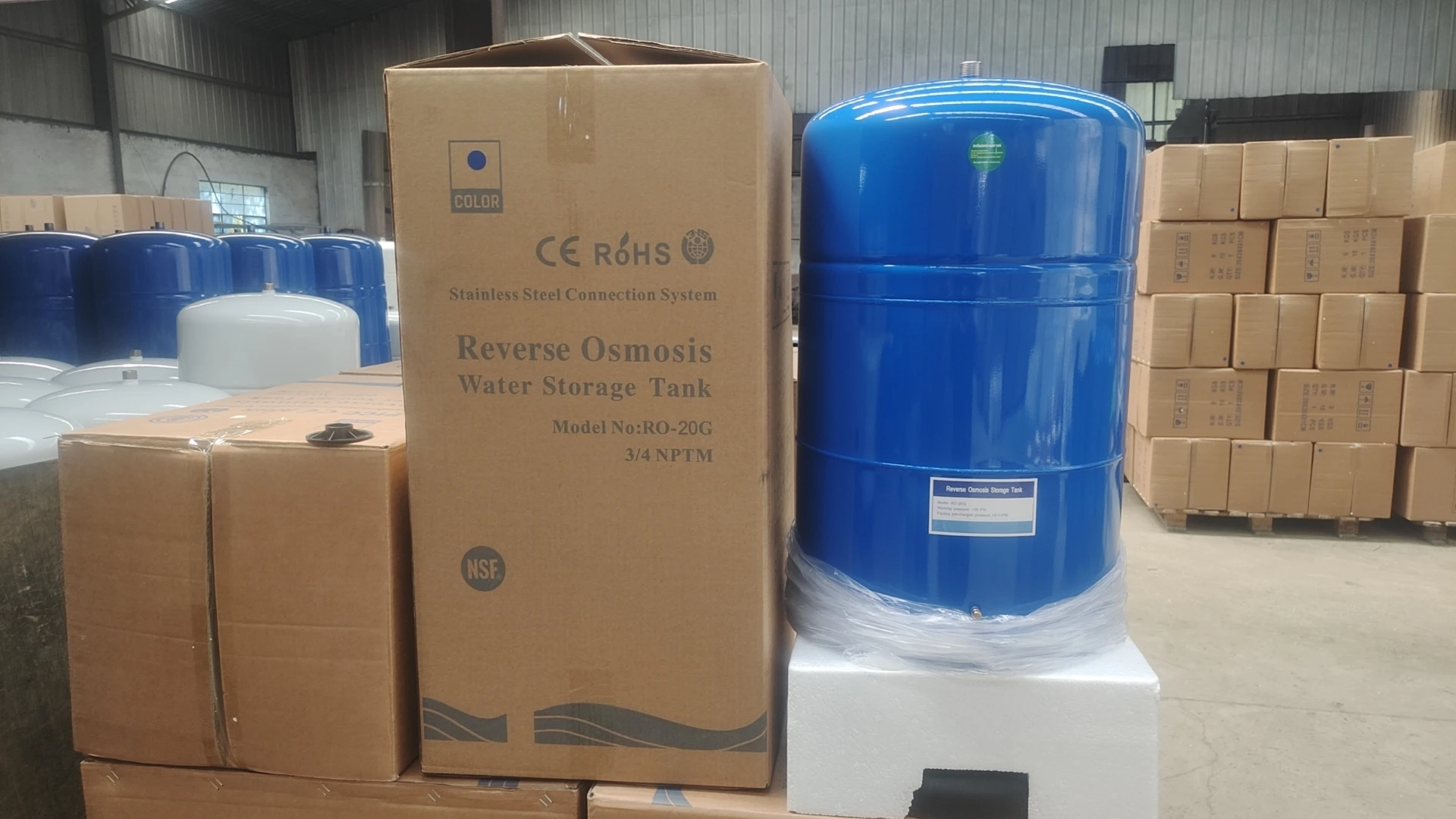 3.2 Gallon Plastic-Steel Water Storage Tank for RO System