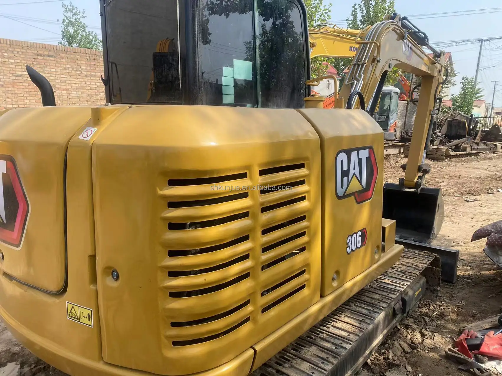 6tons Mini Hydraulic Crawler Original Cat 306e Used Excavators With Low ...
