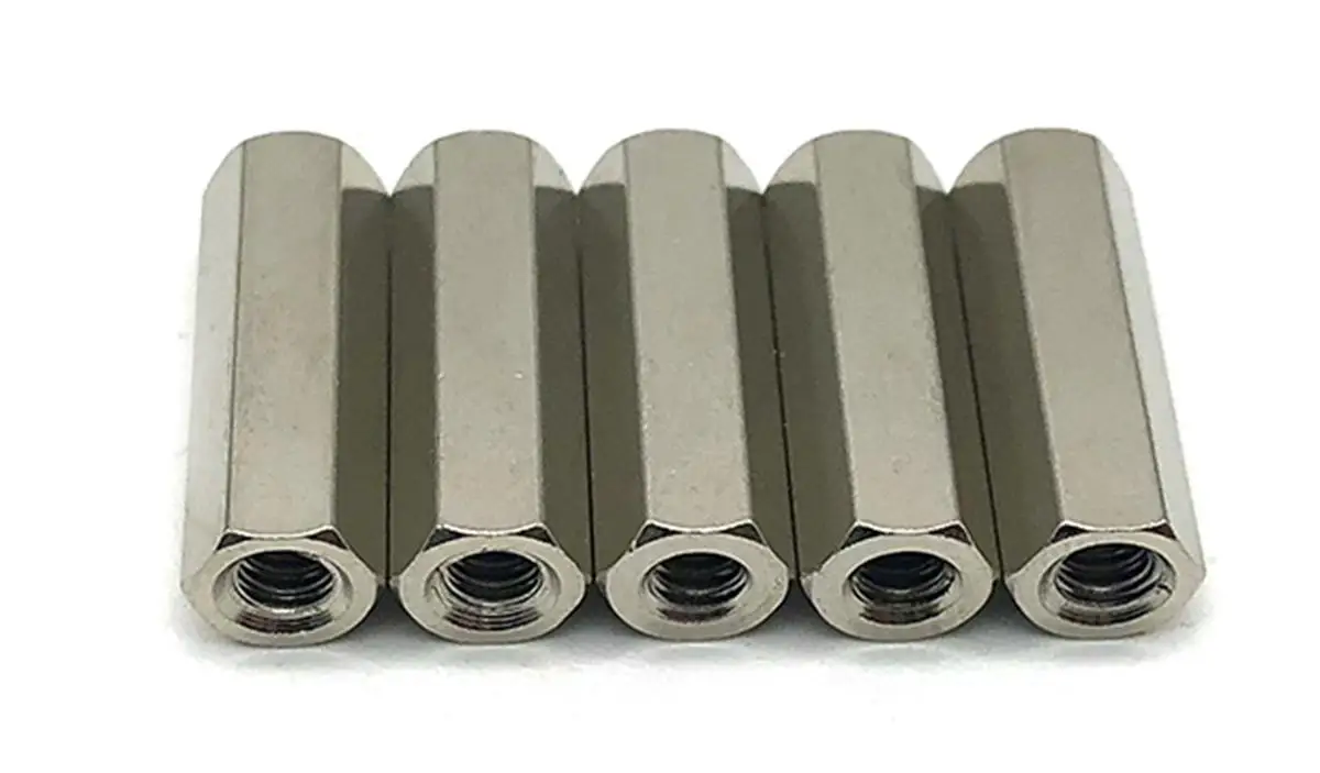 Stainless Steel Hex Rod Coupler Din 6334 Hex Coupling Long Metric ...