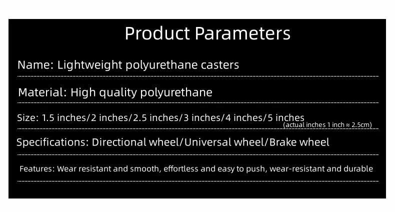 3" Casters Gold Diamond Wheel With Brake Screw Movable Chair Shelf ...