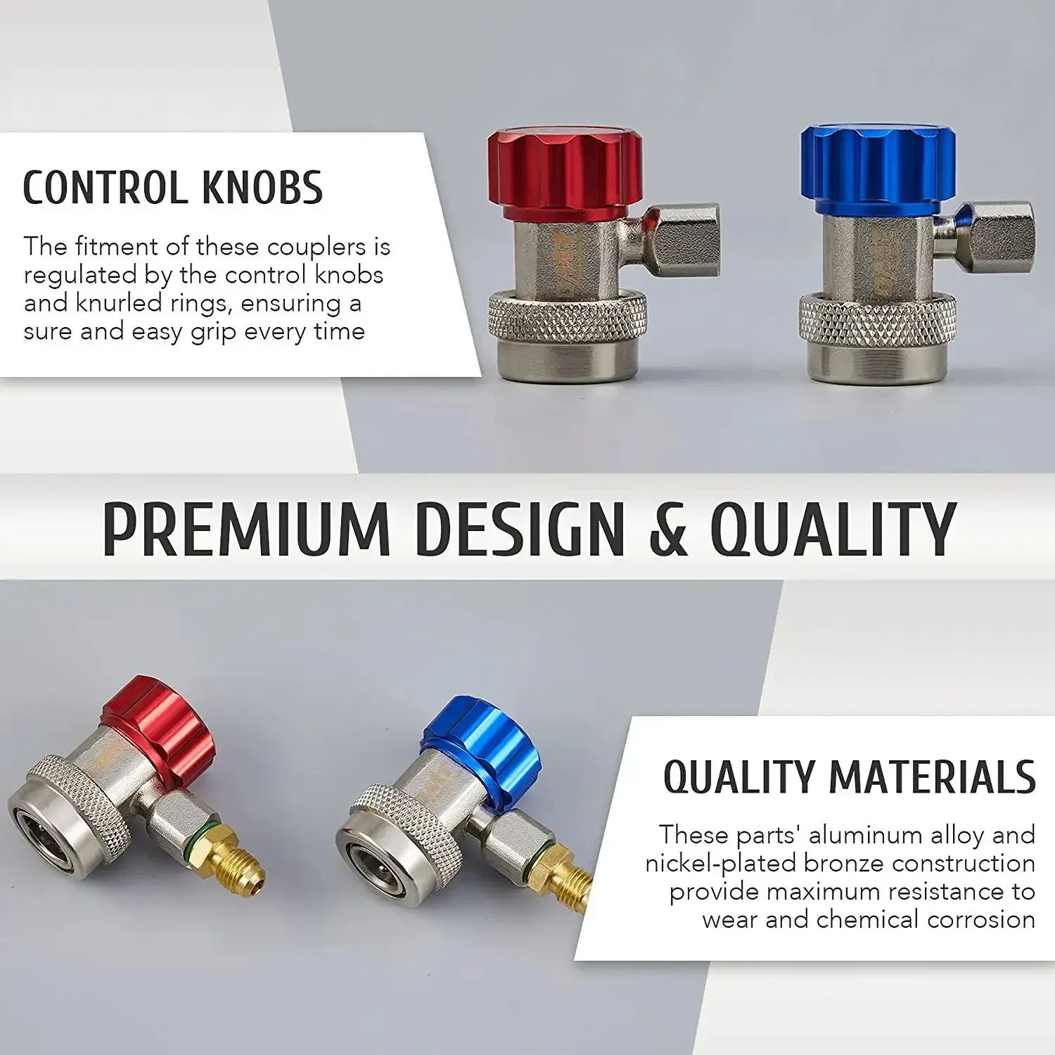 R134a Quick Coupler Connector Adapter For Ac Auto Car Air Conditioner ...