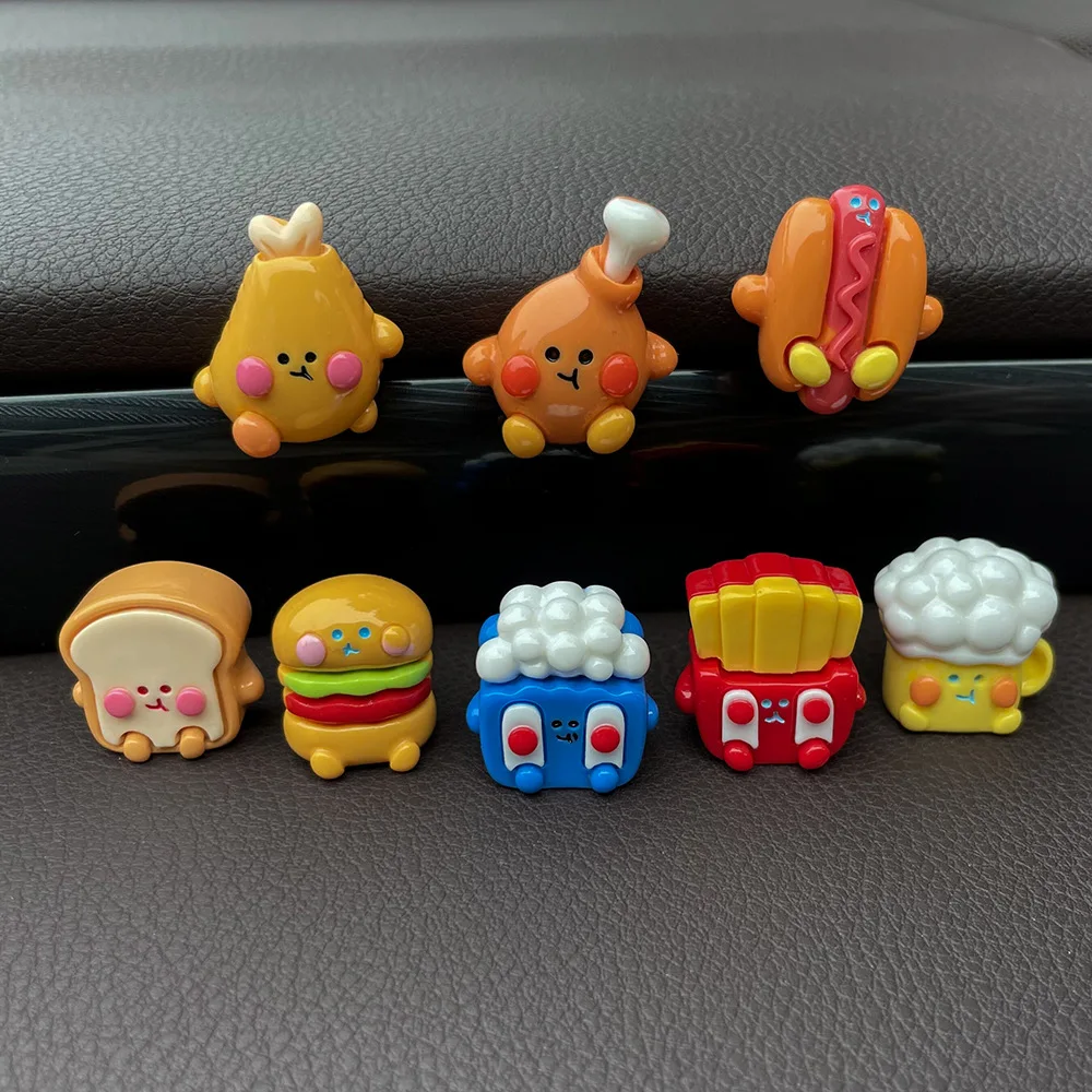 Beer Burger Hipster Play Doll Resin Crafts Mold Resin Art Accessories ...