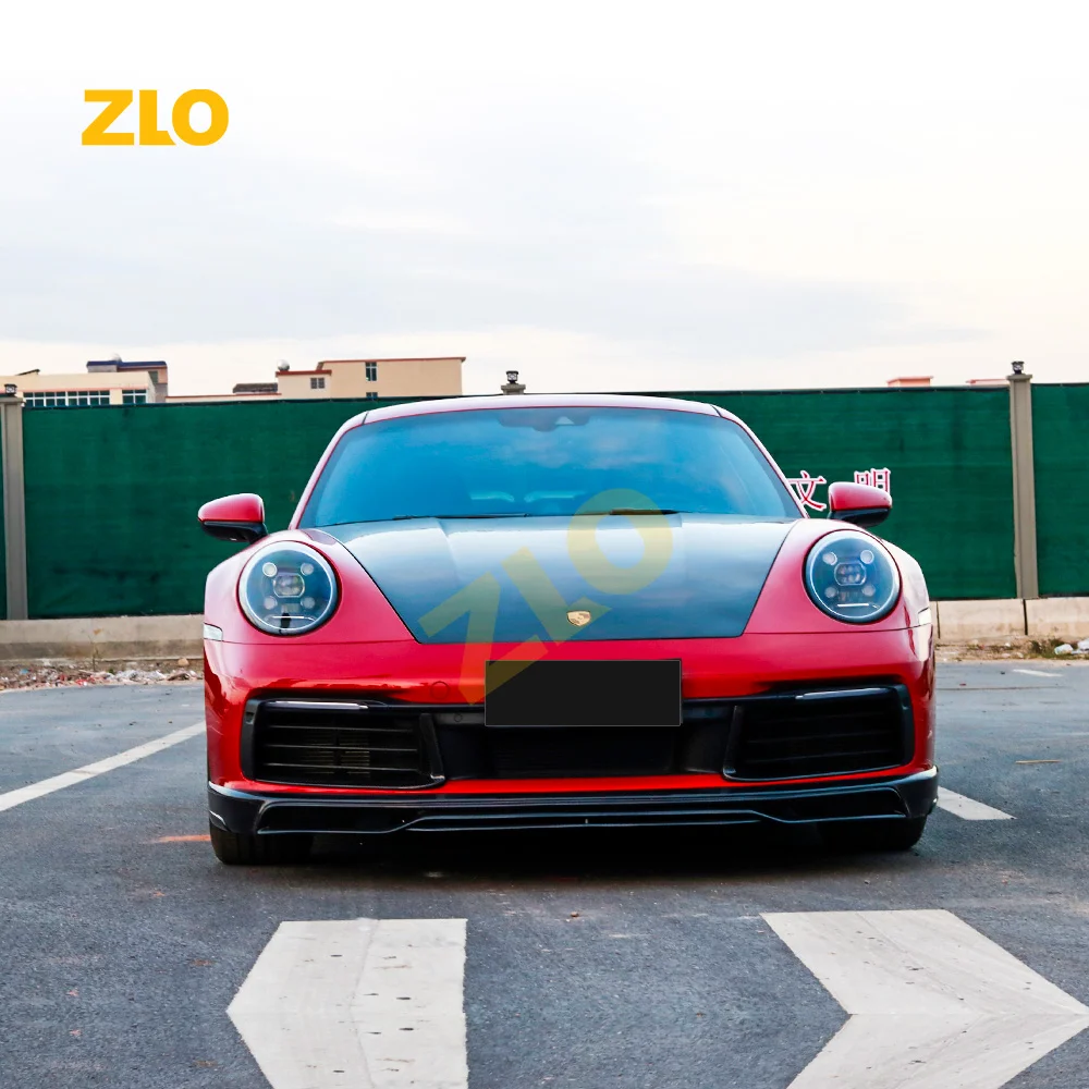 Auto Parts Front Splitter Apron 911 992 Carrera Dry Carbon Fiber Tkt ...