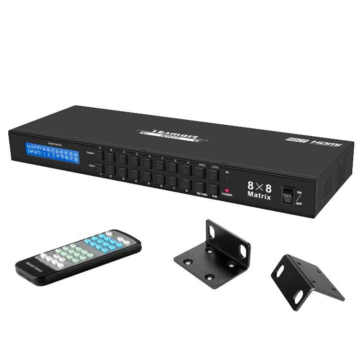 Tesmart Hdmi 8x8 Matrix Switch Ultra Hd 8 Ports Video Switcher Matrice ...