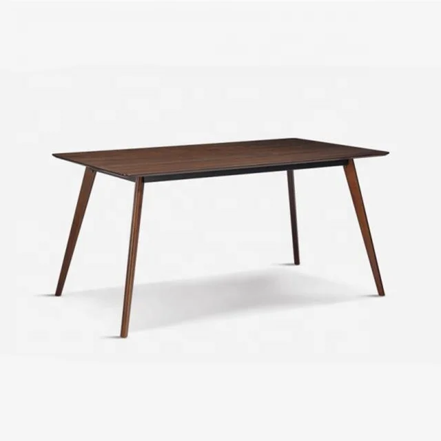 Modern MDF Dining Table with Metal Frame - H&T Furniture