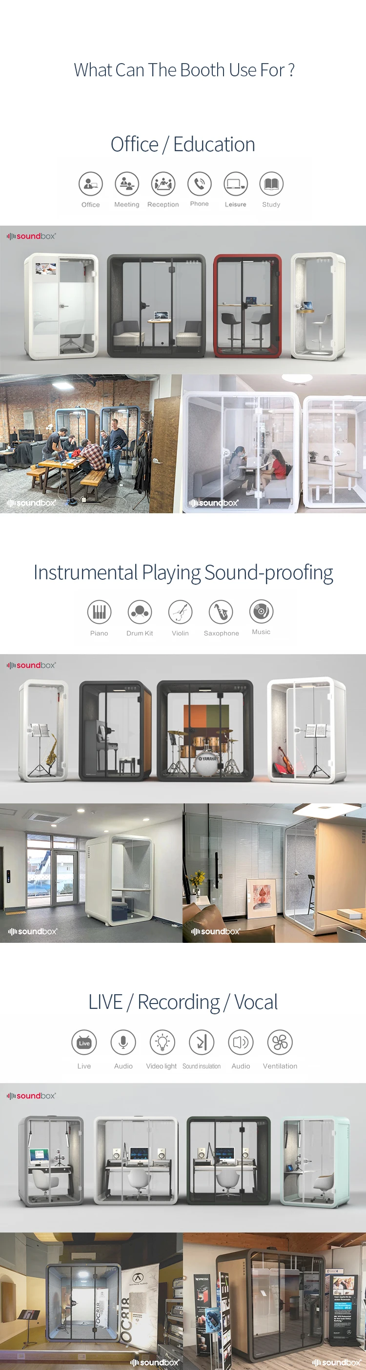 Office Silent Box Soundproof Office Meeting Booth With Office Furniture ...