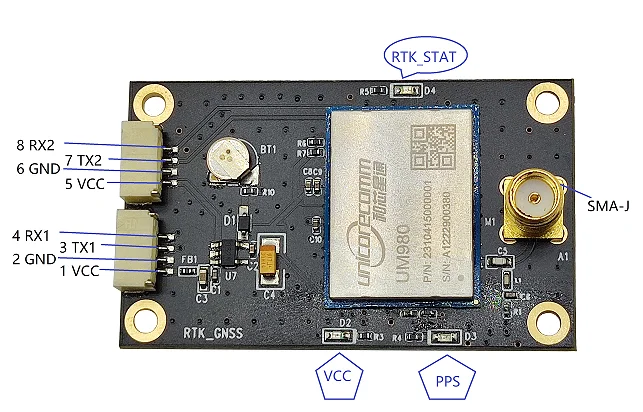 High-precision GPS Module - A-SKY UM980 for Accurate Navigation
