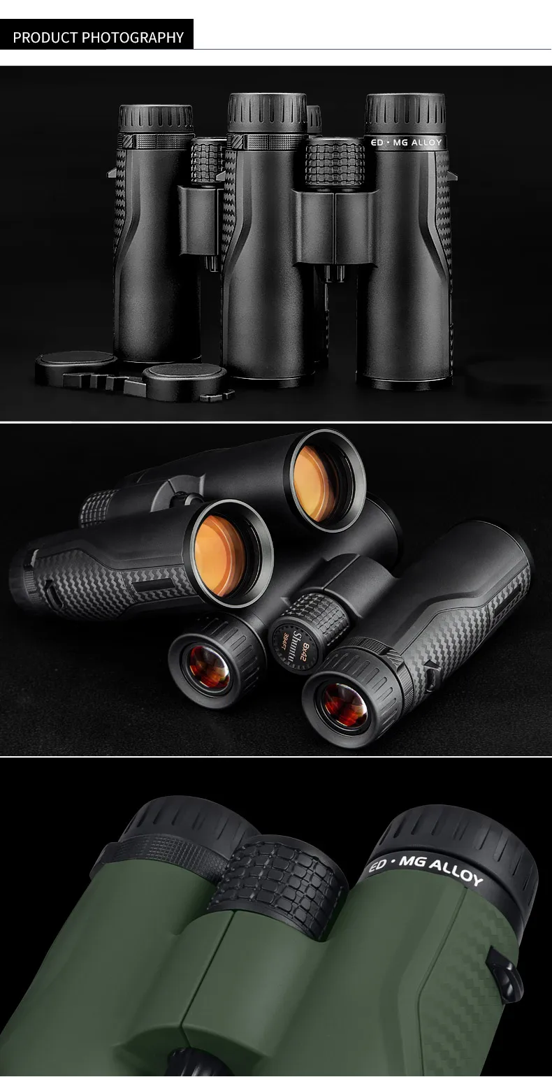 Shuntu Pi Series Roof Binoculars Hunting Telescope 10x42 Smc Mg Alloy ...