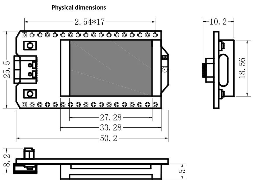 Wifi Lora 32 (V3) - Long Range Wireless Module for Iot