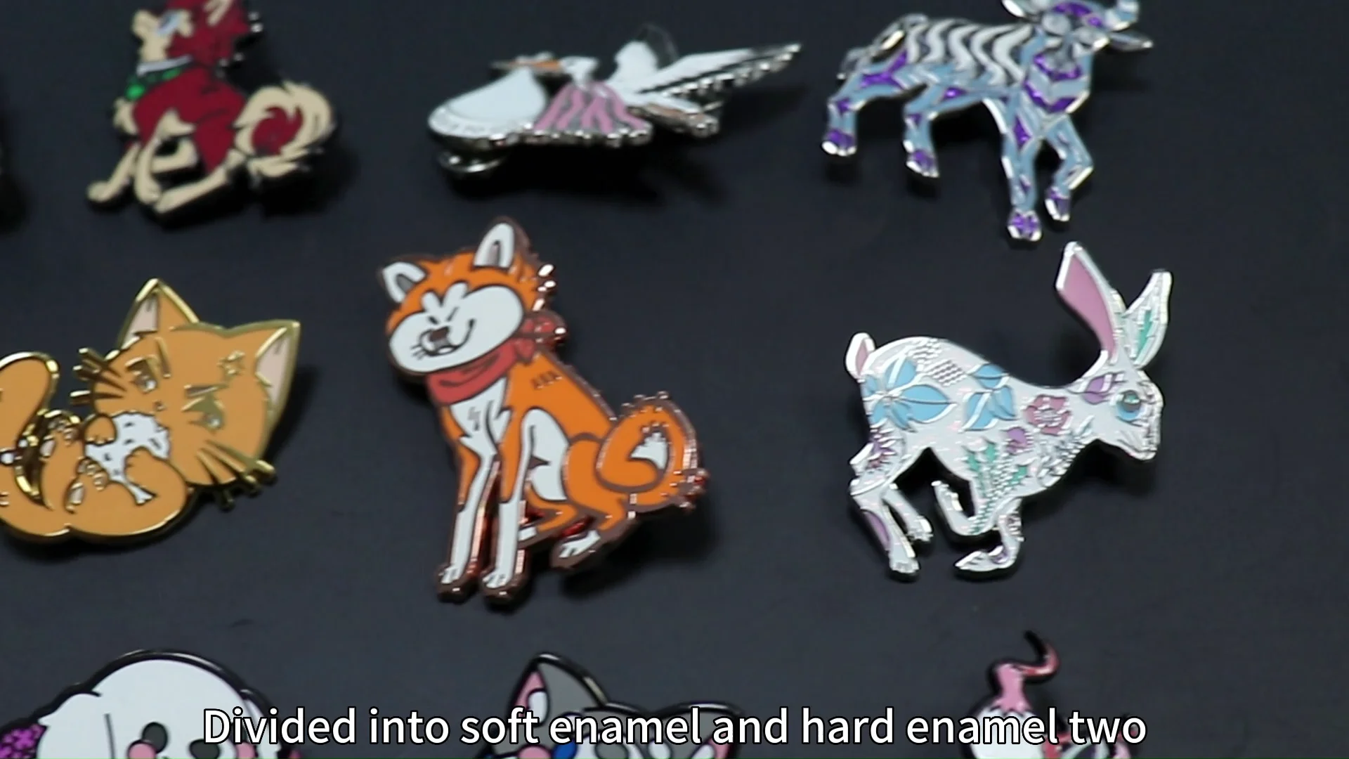 Factory Design Metal Enamel Pin Custom Logo Cartoon Animal Hard Enamel ...