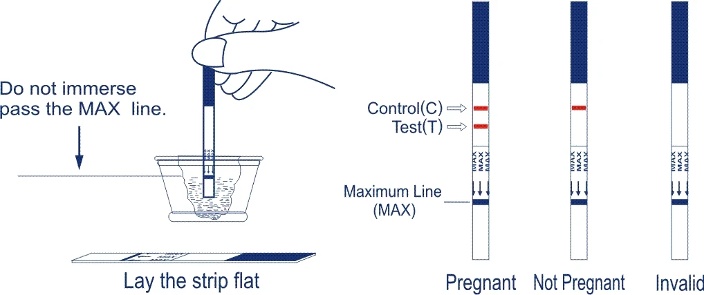 HCG Antibody in Vitro Diagnostic Test - Urine Drug Strips Kits