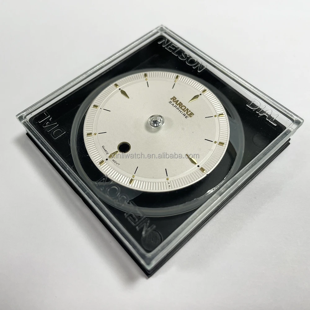 Custom Made Plastic Black Watch Dial Holder - Square Shape Case with ...