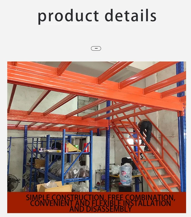 Warehouse Rack Supported Mezzanine Floor System Multi-level Shelf Steel ...