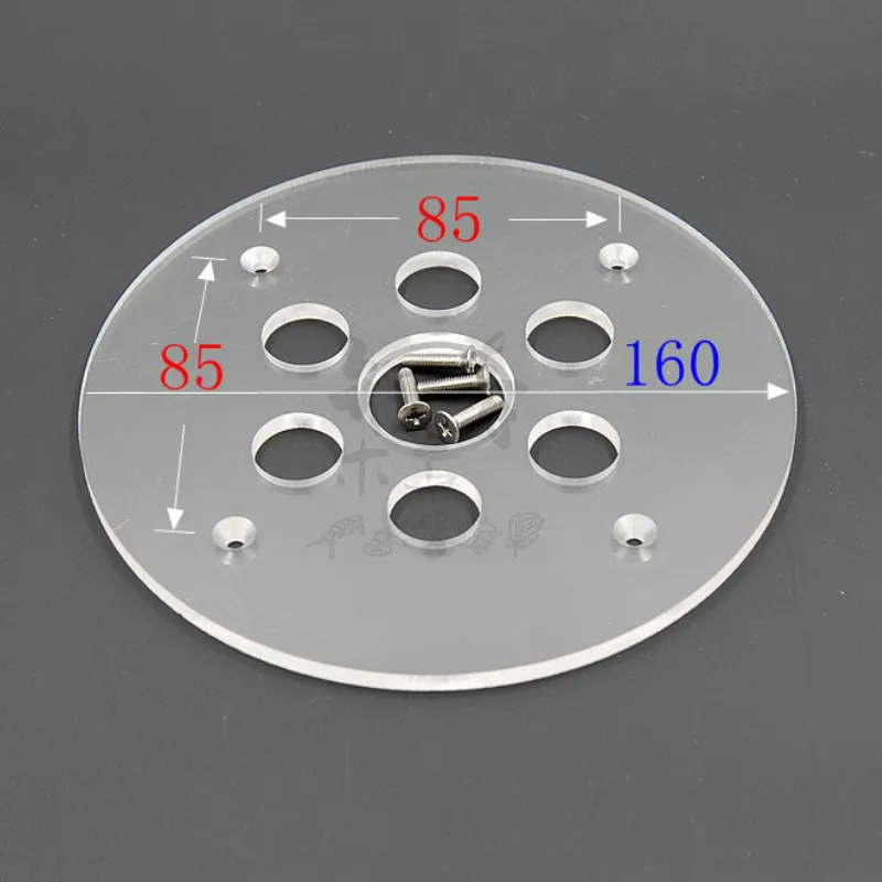 10pcs Brass Router Plate Guide Bushings + Round Base Bottom Plate For ...