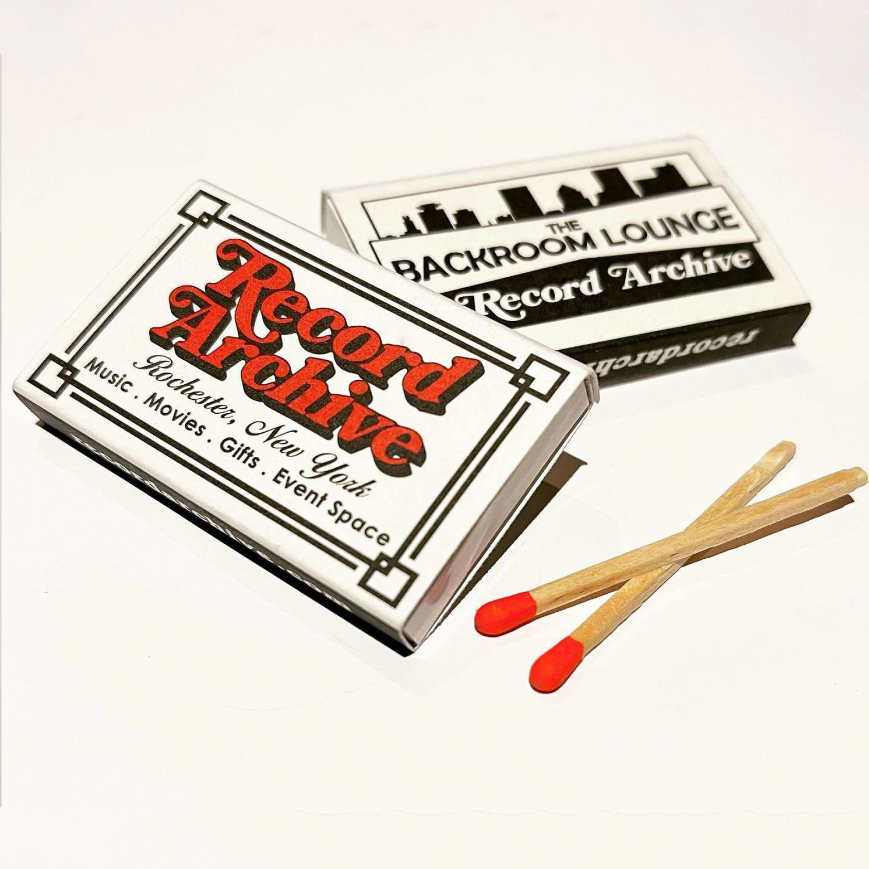 Custom Logo Matchbook Paper Box With 20 Wooden Stick Tips Book Matches ...