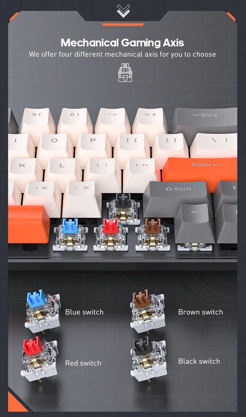IMICE GK-690 RGB Wired Mechanical Keyboard | 60% Layout, Anti-Ghosting ...