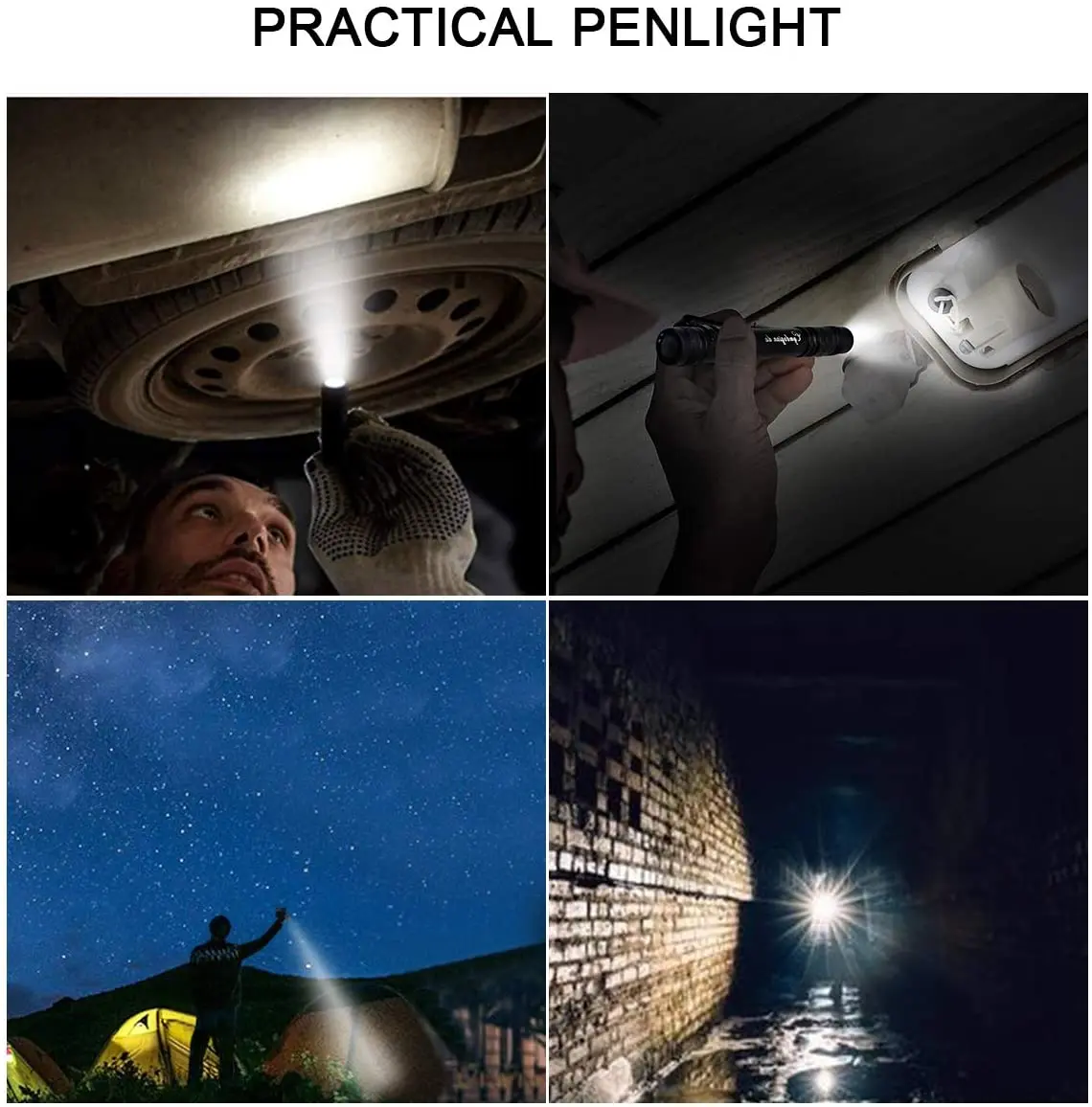 Mini Torch Light Aluminum Waterproof Medical Penlight Pocket Aaa ...