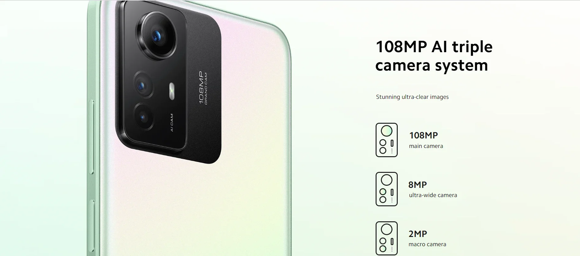 Xiaomi Redmi Note 12S - 8/256GB, Android 13, 5G Smartphone