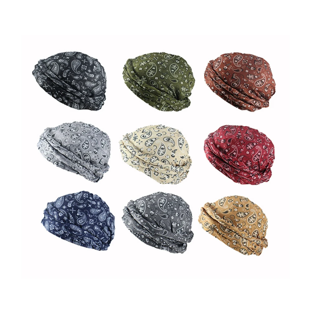 Halo Turban Durag for Men - Silk Lined Designer Headwear