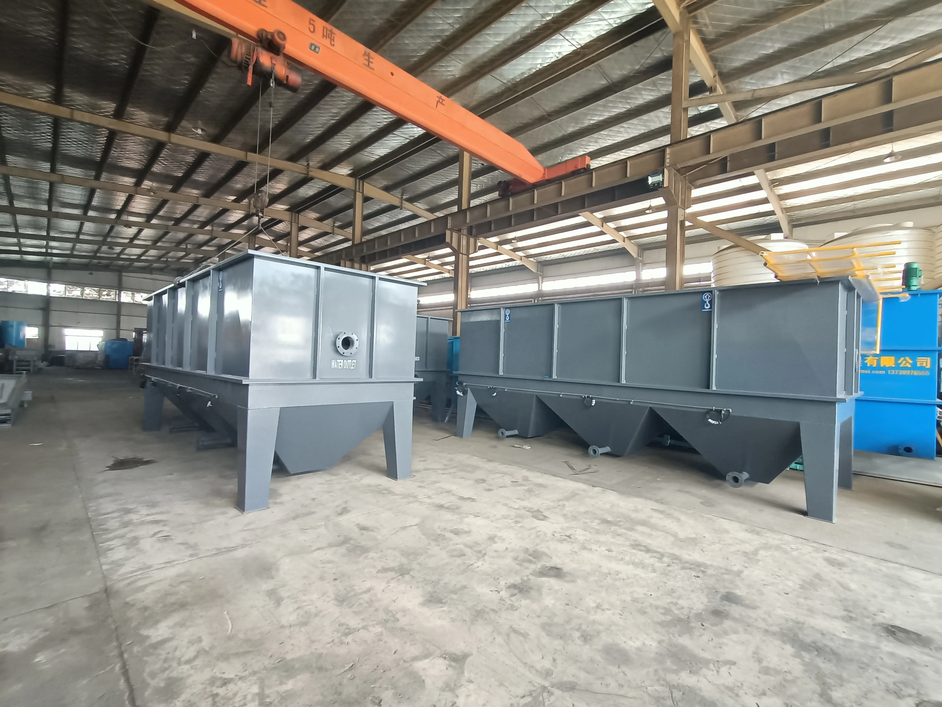 Sedimentation Tank Lamella Clarifier For Wastewater Treatment - Buy ...