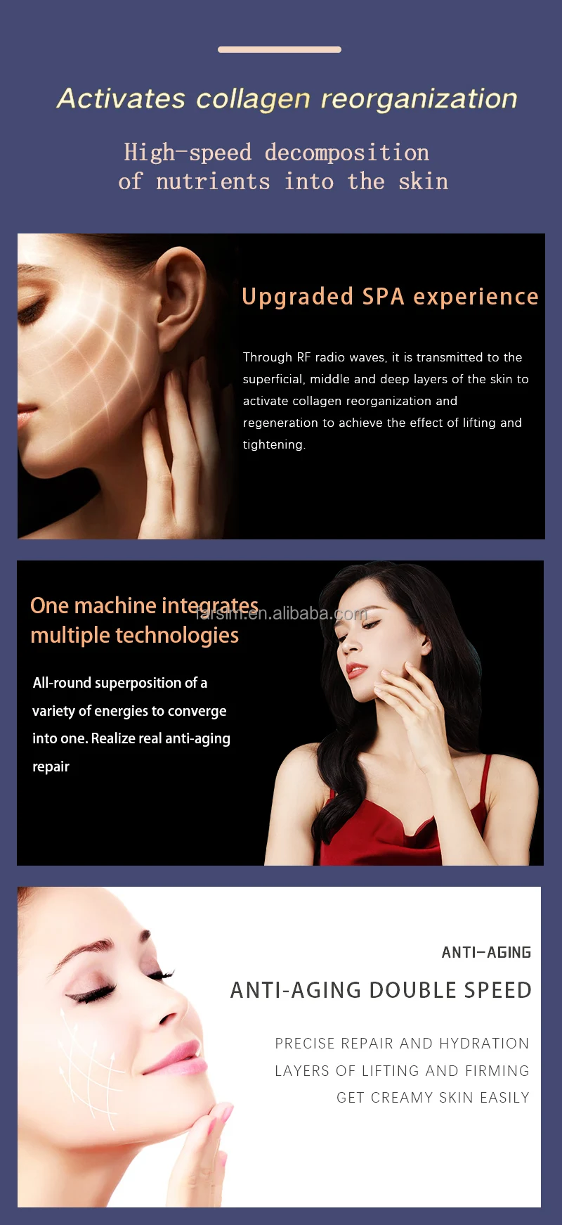 Professional 2 In 1 Skin Care Mesotherapy Gun Machine Prp Meso Injector ...