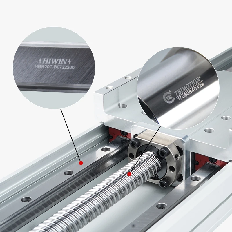 Linear Rail Guide Ball Screw Actuator Robotic Arm Xyz Stage Bos102 ...