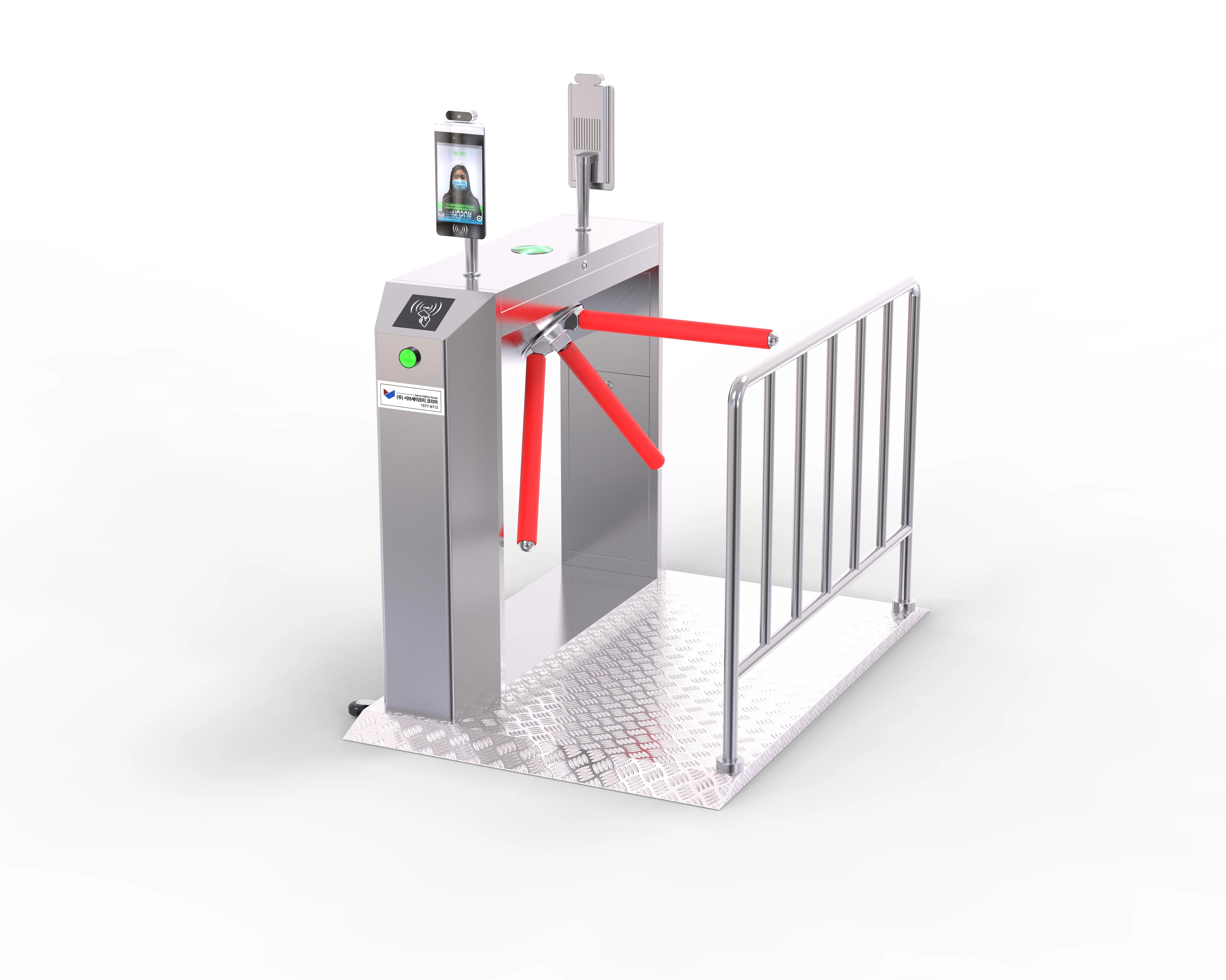 Arm Turnstile System Speed Gate Tripod Turnstile Access Control ...