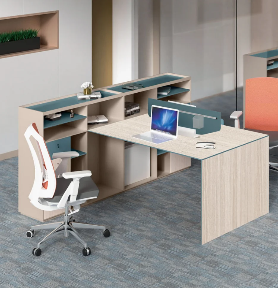 Office Furniture Modern Office Partition Desk Extrusions Cubicle 2 4 6 ...