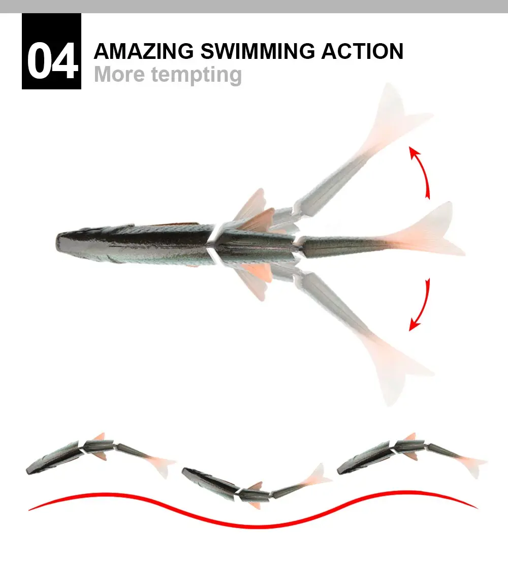 Spinpoler 3D Baitfish Sinking Lure - Ideal for Freshwater & Saltwater ...