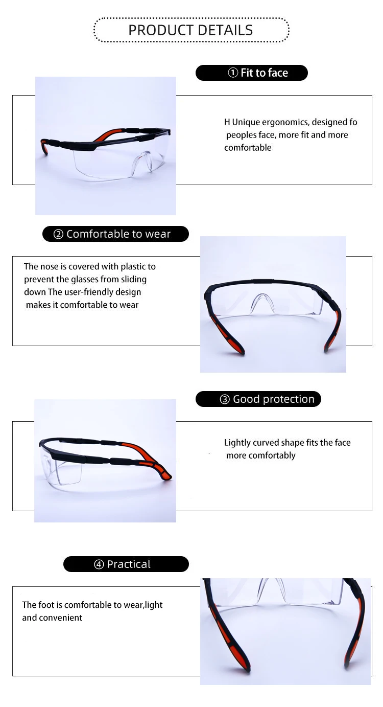 Chemical Splash Safety Goggles Anti Fog & Anti Scratch Lab Glasses for ...