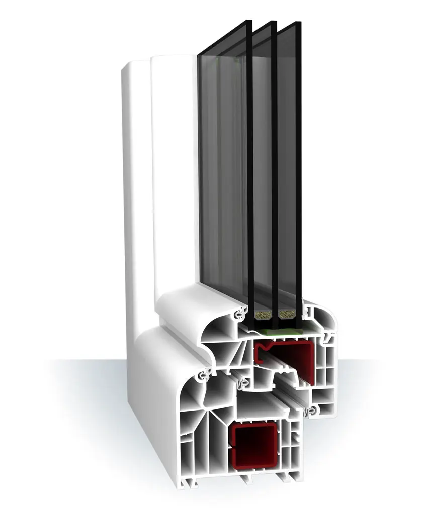Double Pane Sliding Glass Pvc Windows Upvc Vinyl Sliding Window With ...