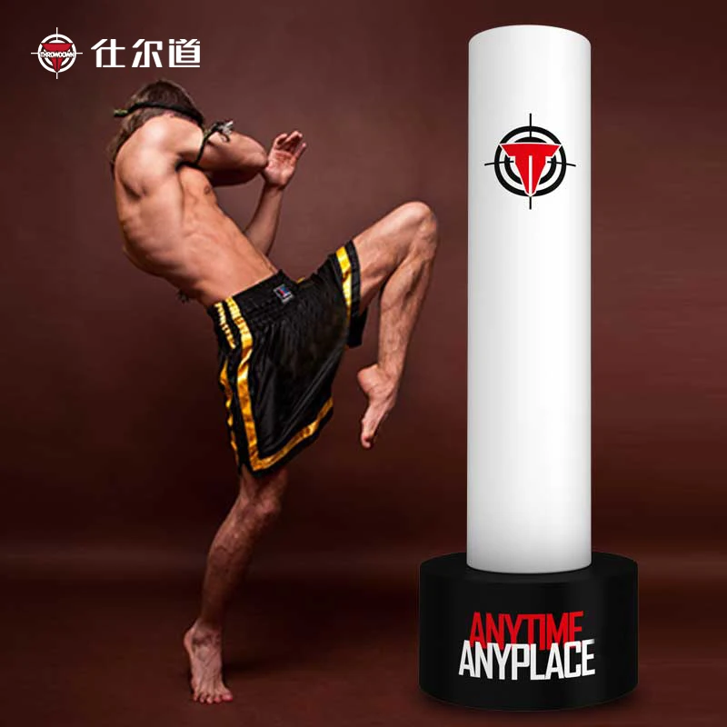 MMA Training with Rubber Bob Boxing Dummy - Taekwondo Punching Bag