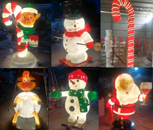Commercial Fiberglass 6ft Giant RGB LED C7 Outdoor Christmas Bulb ...