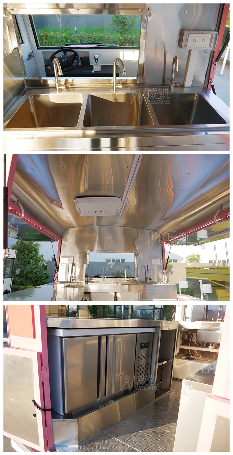 WECARE Mobile Hot Dog Snack Fast Food Car - Electric Truck