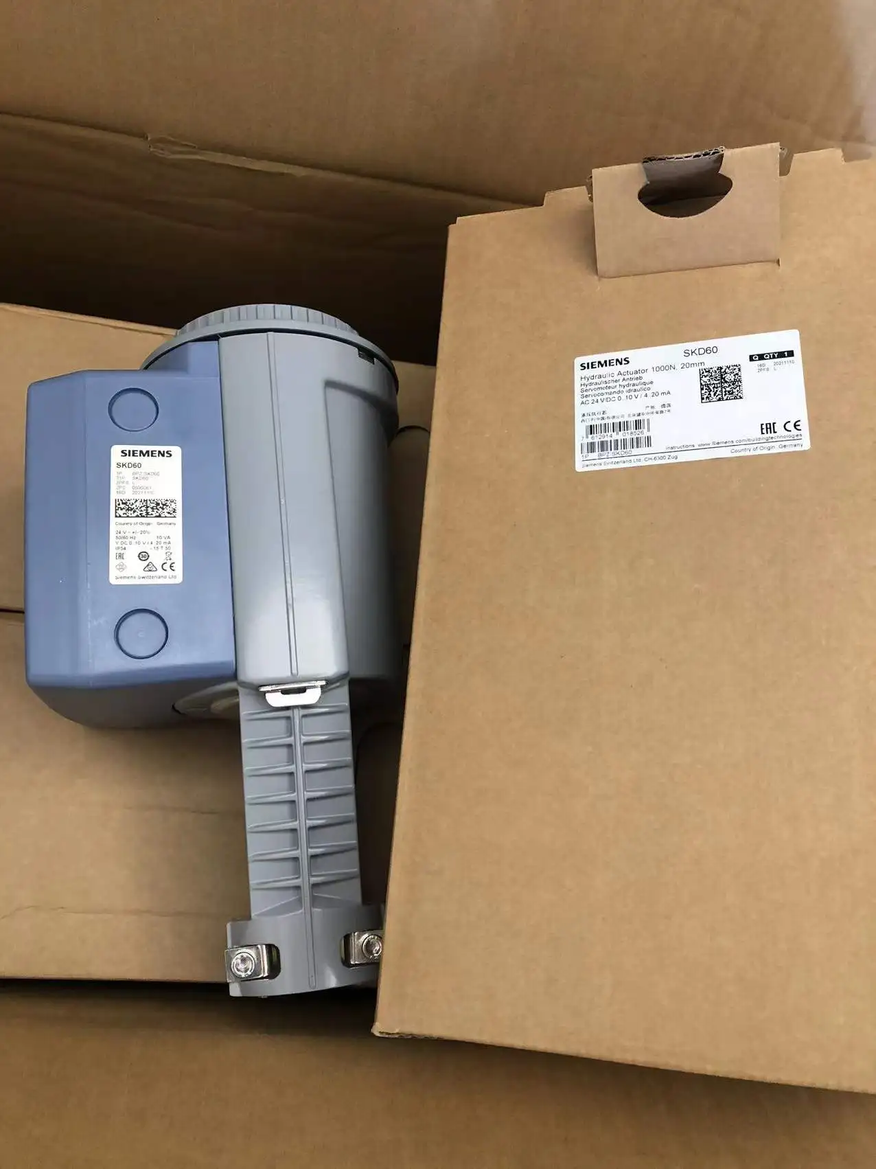 Siemens SKD60 Electrohydraulic Actuator Have in Stock New and Original ...
