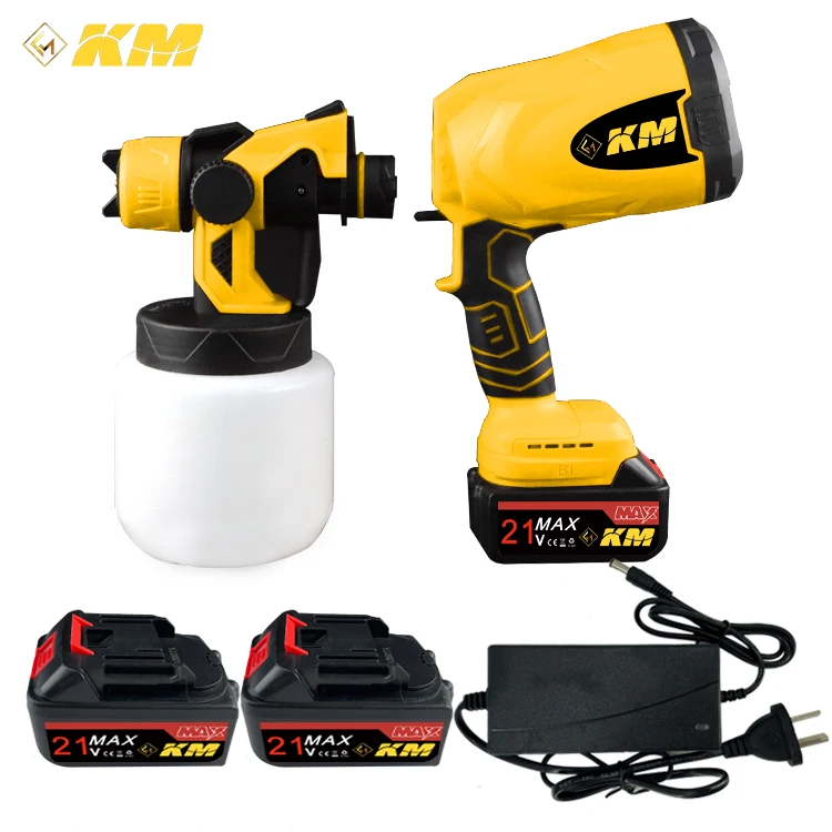 Km Mini Brushless Electric Cordless Power Spray Gun Hot Selling Paint ...