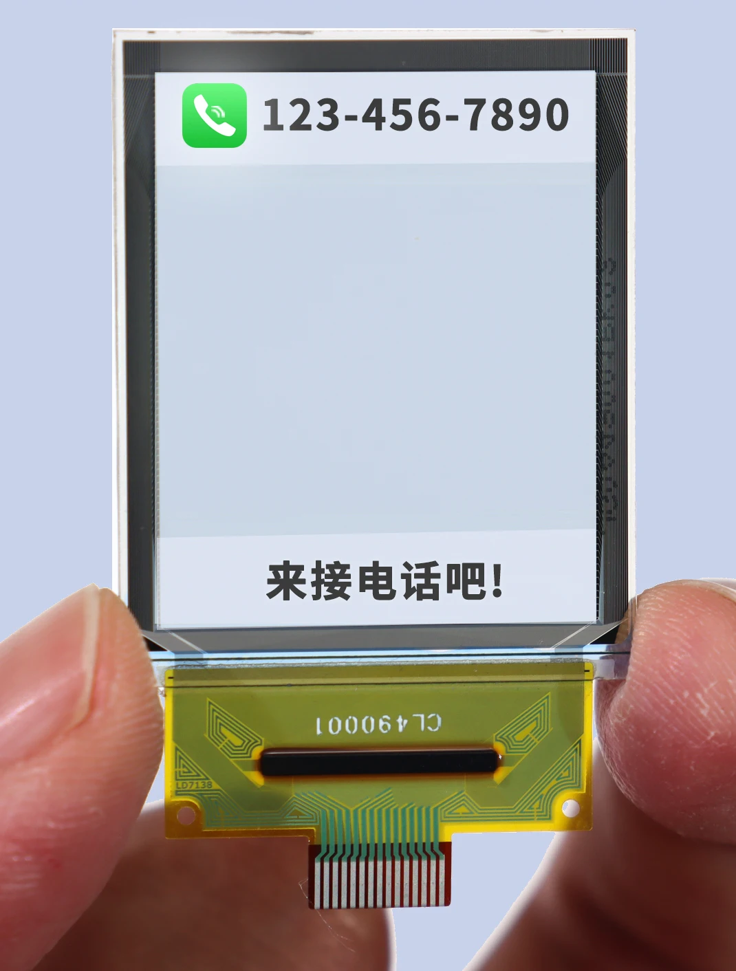 1.5-inch Transparent OLED Display - 128x128 Dot Matrix