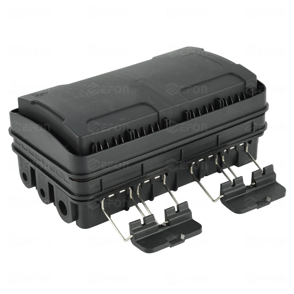 New Type Inline Fiber Terminal And Splicing Closure Max 24cores With 1/ ...