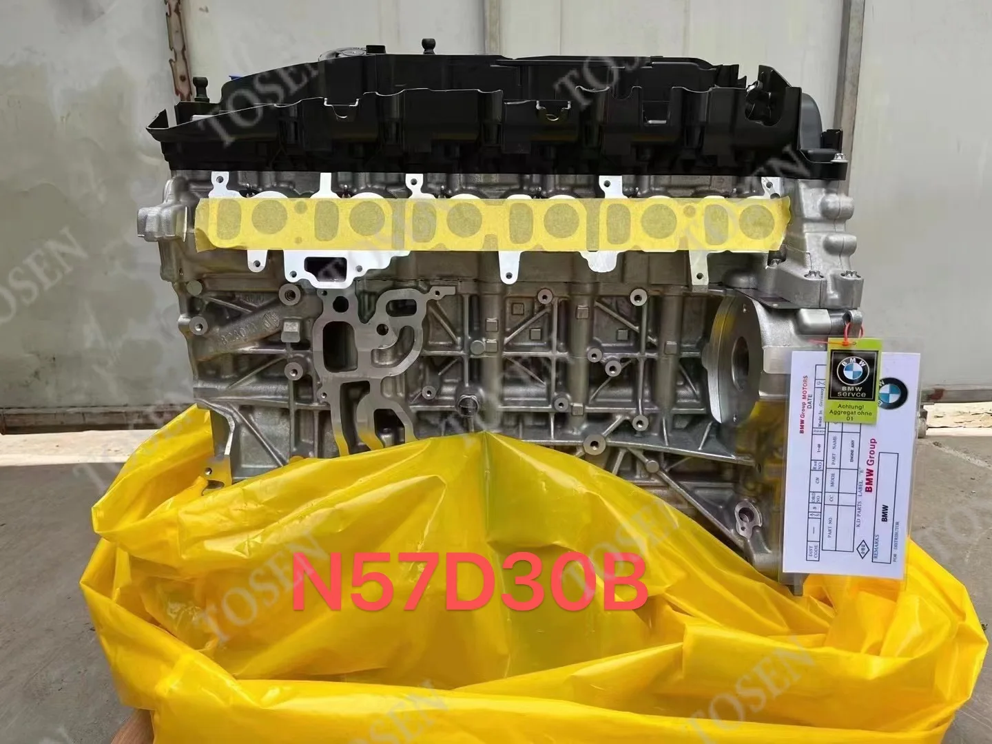 Motor N57D30A N57D30B 3.0 Long Block Engine for BMW Remanufactured with ...