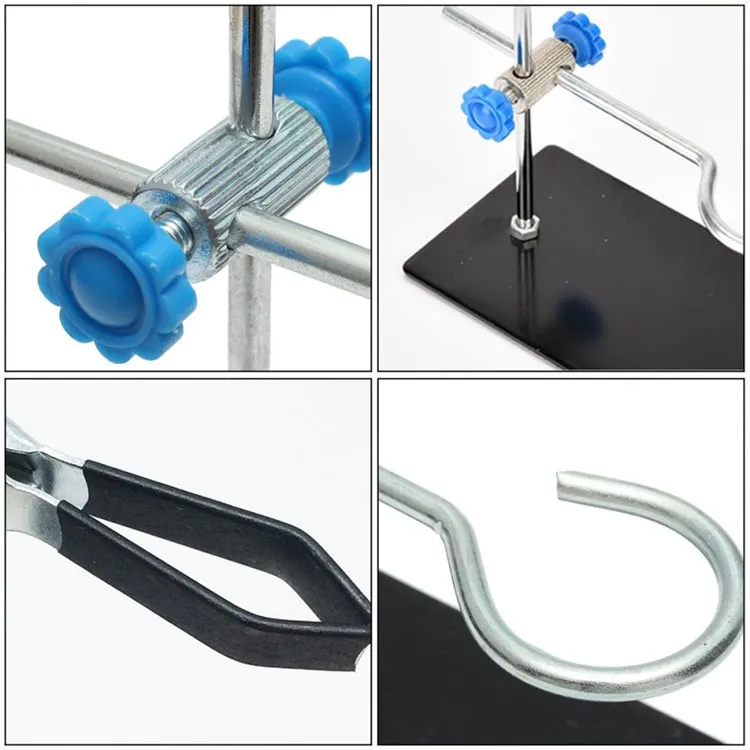 L Brackets Heavy Duty Stand Mini Iron Stand Laboratory Equipment Kit ...