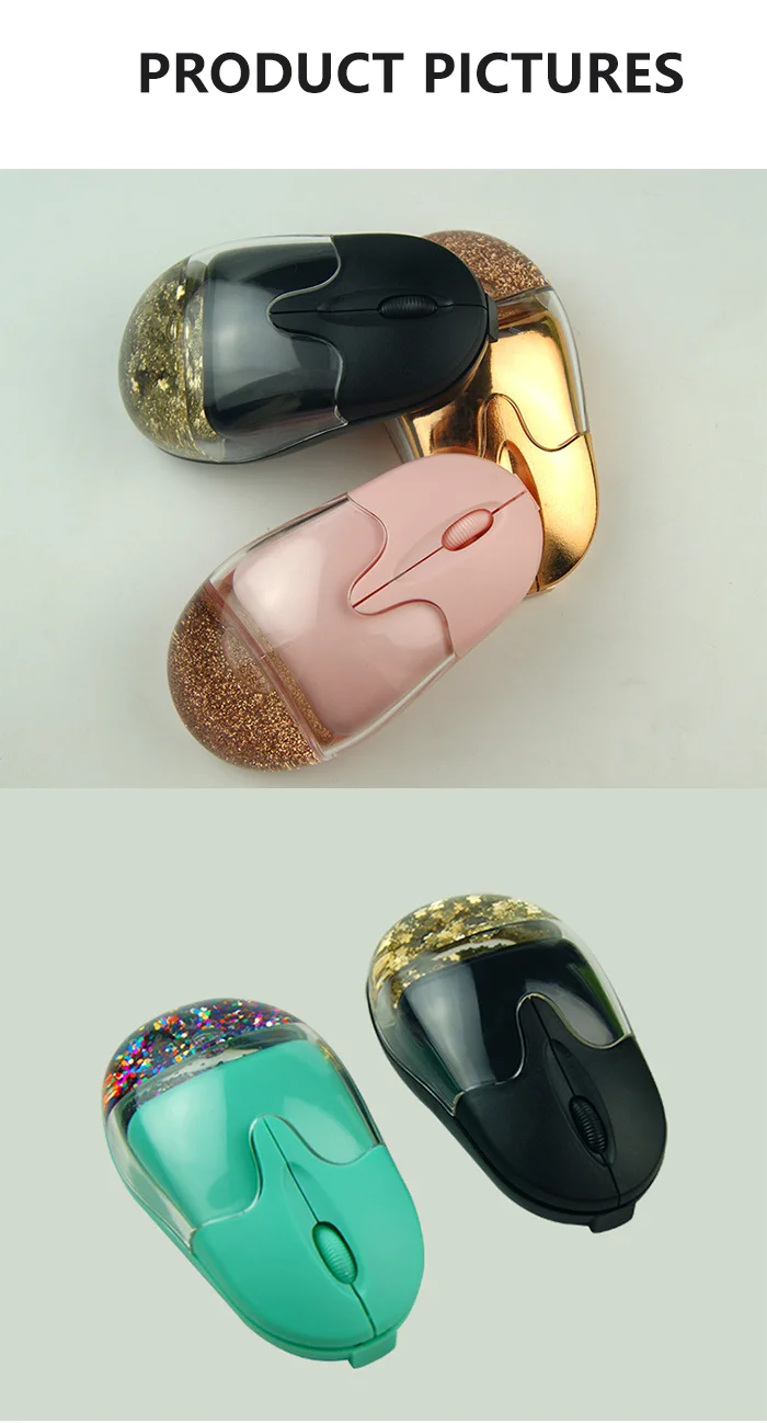 Liquid Mouse - Custom Logo, 3 Buttons, 1 Roller, USB