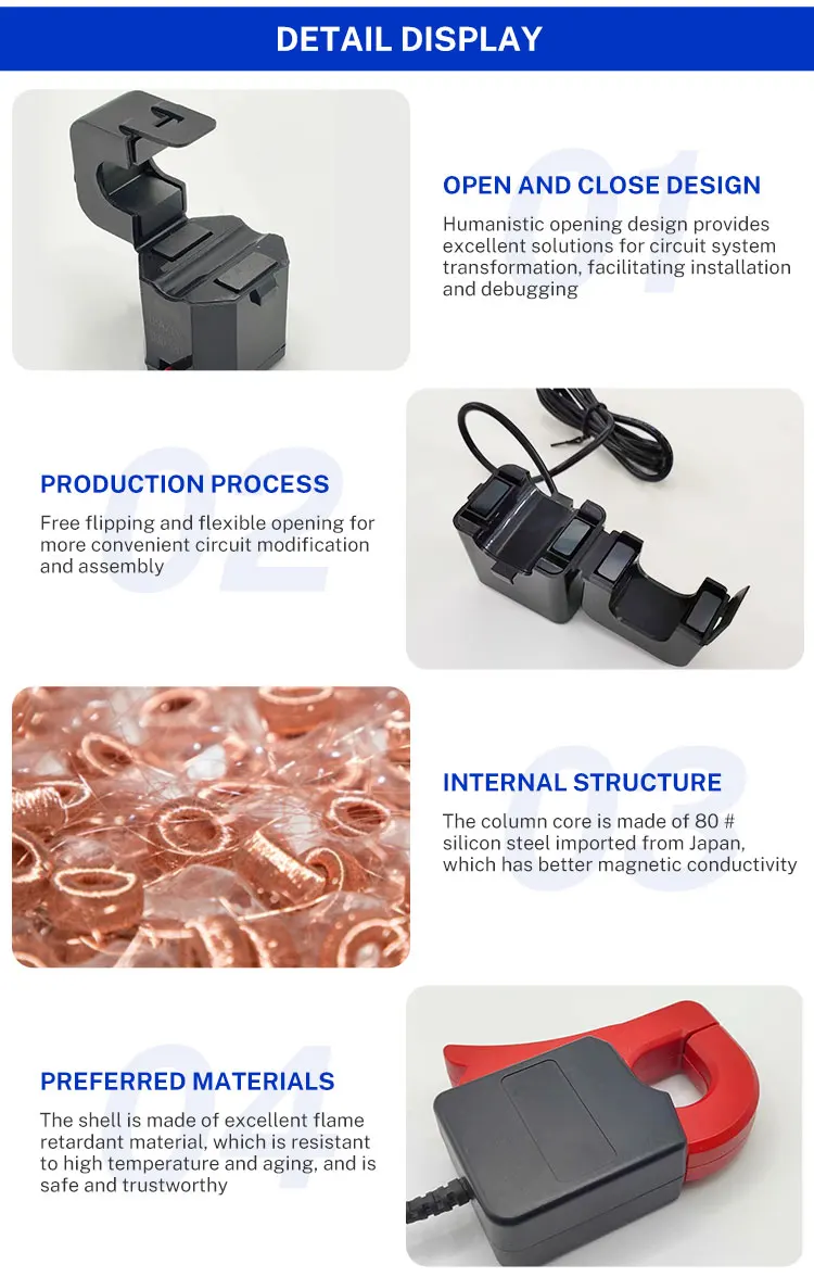 Split Core Current Transformer Ct Clamp Metering Accurate And Reliable