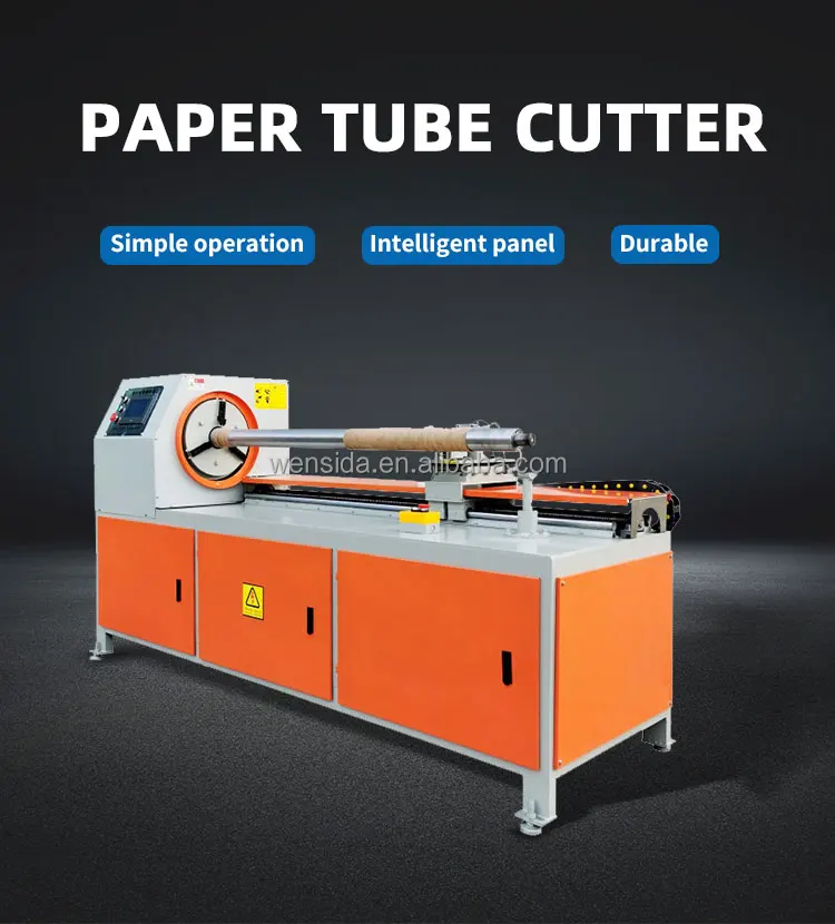 Automatic Loading And Unloading Paper Tube Precision Cutting Single-knife Cnc Paper Tube And ...